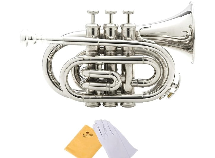 Pocket Trumpet Phaeton Golden Nadir Ali & Dev B Flat Brass Polish ...